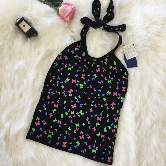 J-Honey | Shirts & Tops | Jhoney Japanese Brand Butterfly Halter Top ...